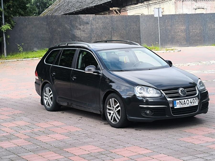 Black Volkswagen Golf 2008 in Vilnius, with an engine capacity of 2.00 L and mileage of 347 thousand km for 1650 €, photo 4 on AUTOMOTO.COM.LV