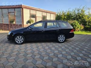 Black Volkswagen Golf 2008 in Talsi, with an engine capacity of 2.00 L and mileage of 306 thousand km for 2599 €, photo 7 on AUTOMOTO.COM.LV