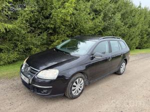 Black Volkswagen Golf 2008 in Talsi, with an engine capacity of 1.90 L and mileage of 465 thousand km for 1100 €, photo  on AUTOMOTO.COM.LV