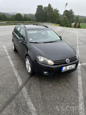 Black Volkswagen Golf 2009 in Cesis, with an engine capacity of 2.00 L and mileage of 423 thousand km for 2795 €, photo 1 on AUTOMOTO.COM.LV