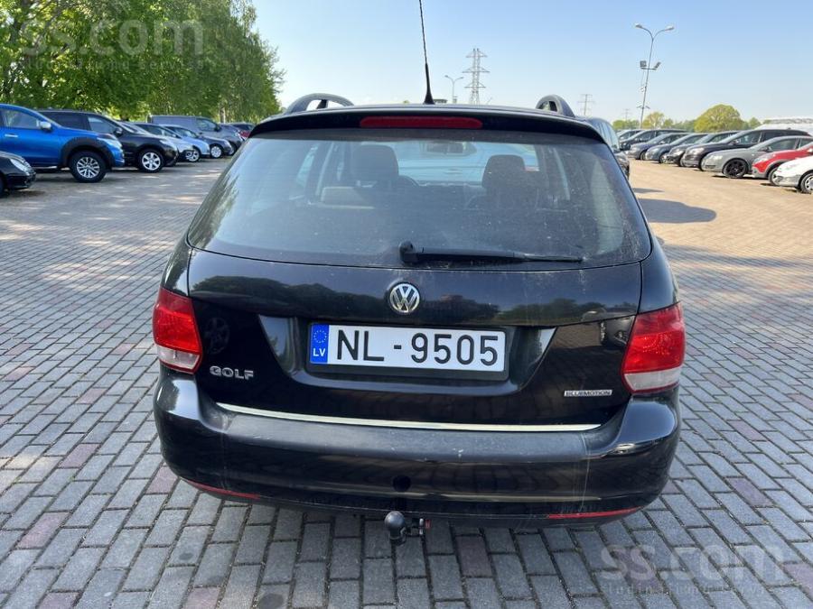 Black Volkswagen Golf 2009 in Talsi, with an engine capacity of 1.90 L and mileage of 250 thousand km for 3300 €, photo 6 on AUTOMOTO.COM.LV