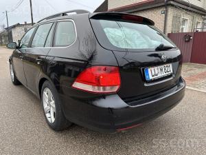 Black Volkswagen Golf 2009 in Daugavpils, with an engine capacity of 2.00 L and mileage of 285 thousand km for 3150 €, photo 7 on AUTOMOTO.COM.LV