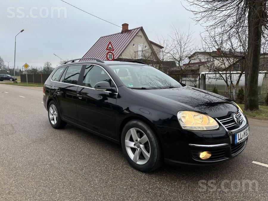 Black Volkswagen Golf 2009 in Daugavpils, with an engine capacity of 2.00 L and mileage of 285 thousand km for 3150 €, photo 10 on AUTOMOTO.COM.LV