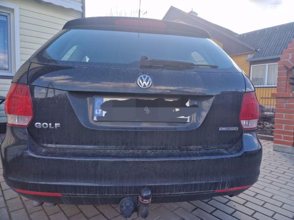 Melns Volkswagen Golf 2009 Marijampole, ar dzinēja tilpumu 1.90 L un nobraukumu 270 tūkst. km par 1900 €, foto 5 vietnē AUTOMOTO.COM.LV