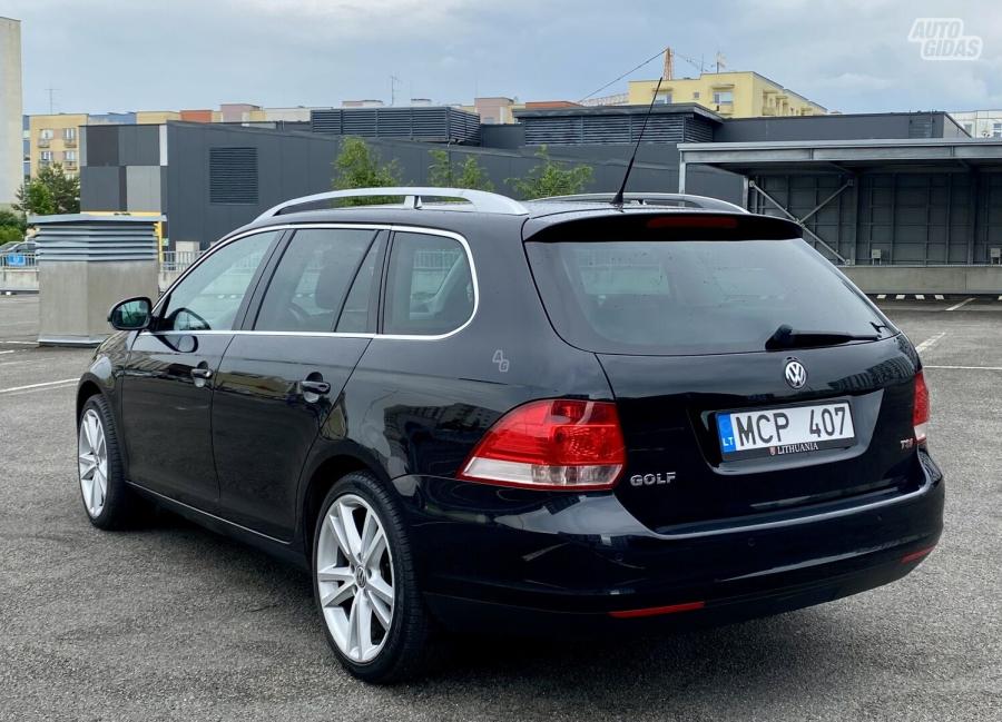 Black Volkswagen Golf 2009 in Vilnius, with an engine capacity of 1.40 L and mileage of 243 thousand km for 1900 €, photo 5 on AUTOMOTO.COM.LV