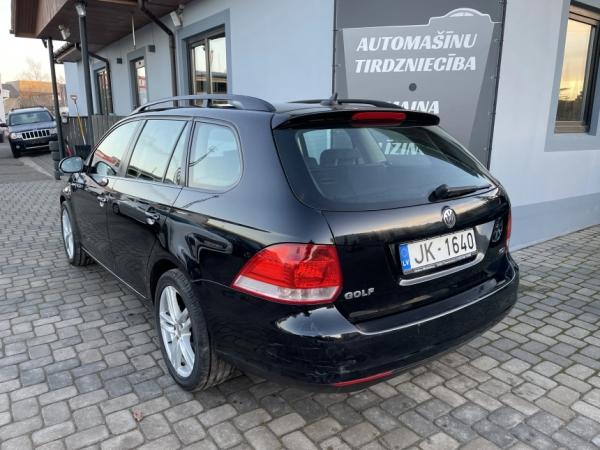 Black Volkswagen Golf 2009 in Riga, with an engine capacity of 1.90 L and mileage of 326 thousand km for 2550 €, photo 10 on AUTOMOTO.COM.LV