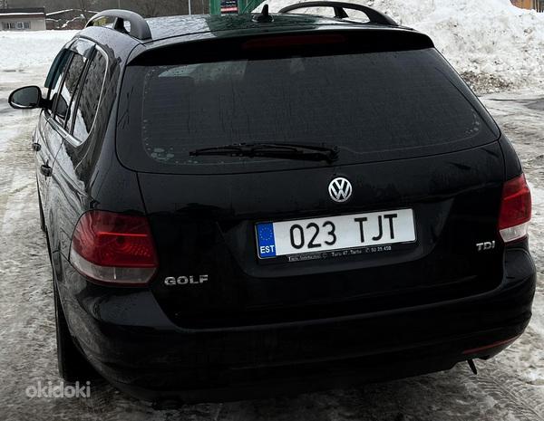 Black Volkswagen Golf 2009 in Narva, with an engine capacity of 1.90 L and mileage of 384 thousand km for 1999 €, photo 8 on AUTOMOTO.COM.LV