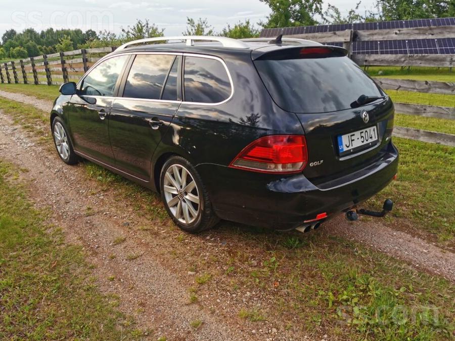 Melns Volkswagen Golf 2009 Rīga, ar dzinēja tilpumu 2.00 L un nobraukumu 370 tūkst. km par 2400 €, foto 5 vietnē AUTOMOTO.COM.LV