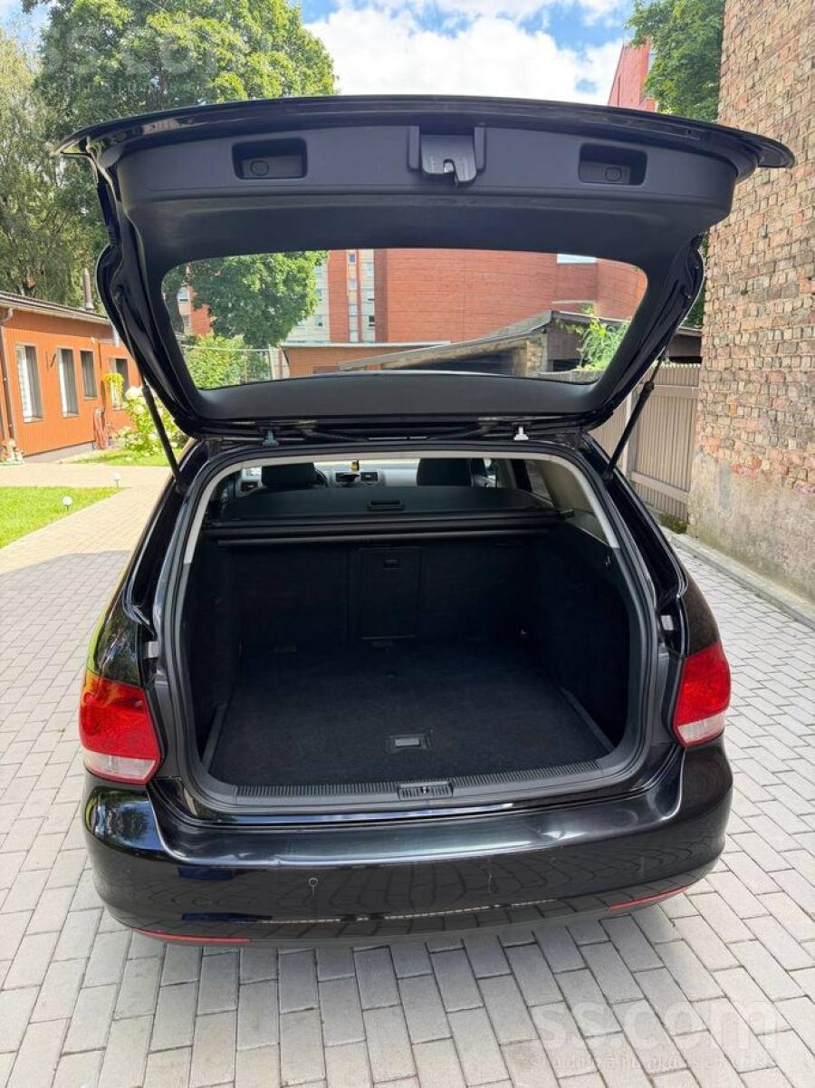Black Volkswagen Golf 2009 in Riga, with an engine capacity of 1.90 L and mileage of 259 thousand km for 2250 €, photo 6 on AUTOMOTO.COM.LV