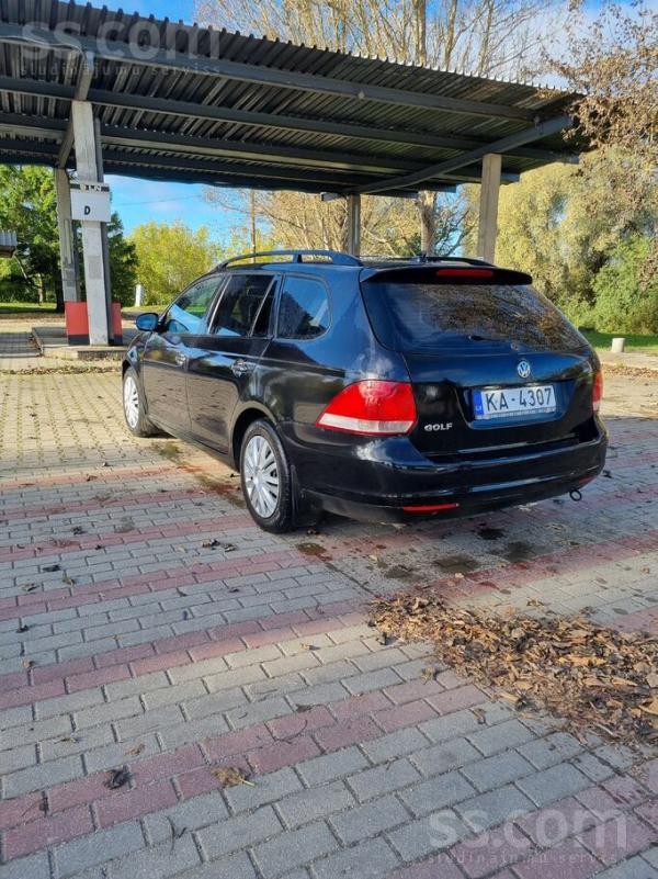 Melns Volkswagen Golf 2009 Ventspils, ar dzinēja tilpumu 1.90 L un nobraukumu 413 tūkst. km par 1950 €, foto 3 vietnē AUTOMOTO.COM.LV