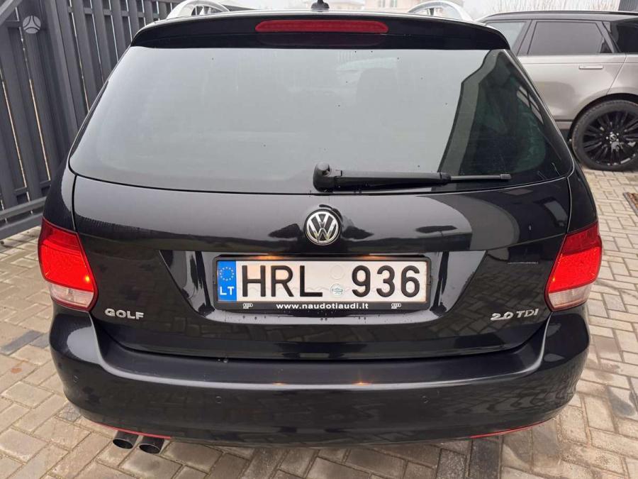 Black Volkswagen Golf 2010 in Vilnius, with an engine capacity of 1.97 L and mileage of 346 thousand km for 3900 €, photo 7 on AUTOMOTO.COM.LV