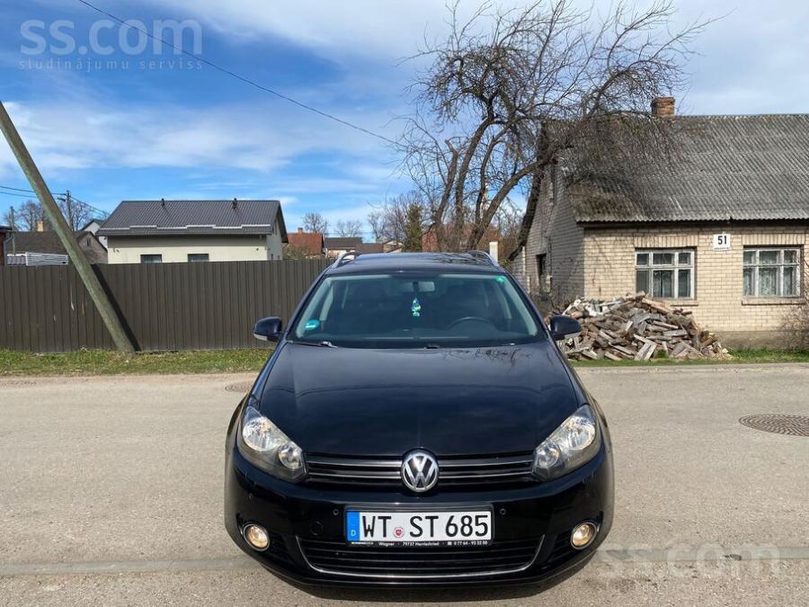 Black Volkswagen Golf 2010 in Daugavpils, with an engine capacity of 2.00 L and mileage of 0 thousand km for 4350 €, photo 9 on AUTOMOTO.COM.LV