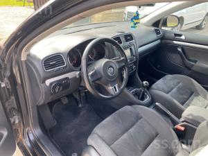 Black Volkswagen Golf 2010 in Daugavpils, with an engine capacity of 2.00 L and mileage of 0 thousand km for 4350 €, photo 14 on AUTOMOTO.COM.LV