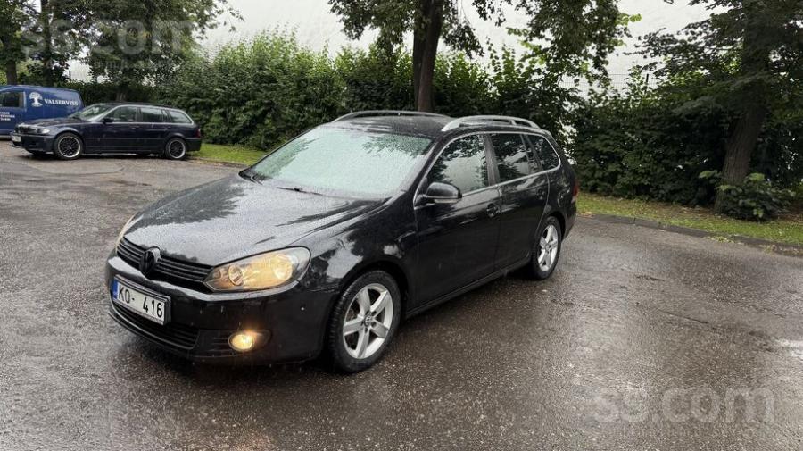 Black Volkswagen Golf 2010 in Riga, with an engine capacity of 2.00 L and mileage of 388 thousand km for 2950 €, photo 1 on AUTOMOTO.COM.LV
