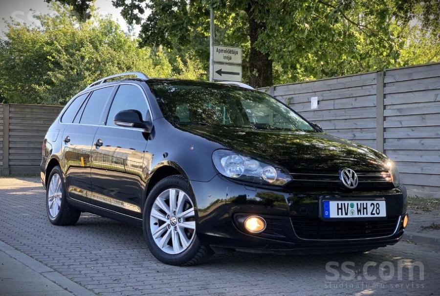 Black Volkswagen Golf 2011 in Jelgava, with an engine capacity of 1.60 L and mileage of 261 thousand km for 4499 €, photo 1 on AUTOMOTO.COM.LV
