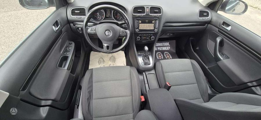 Black Volkswagen Golf 2011 in Kaunas, with an engine capacity of 1.60 L and mileage of 200 thousand km for 3700 €, photo 11 on AUTOMOTO.COM.LV