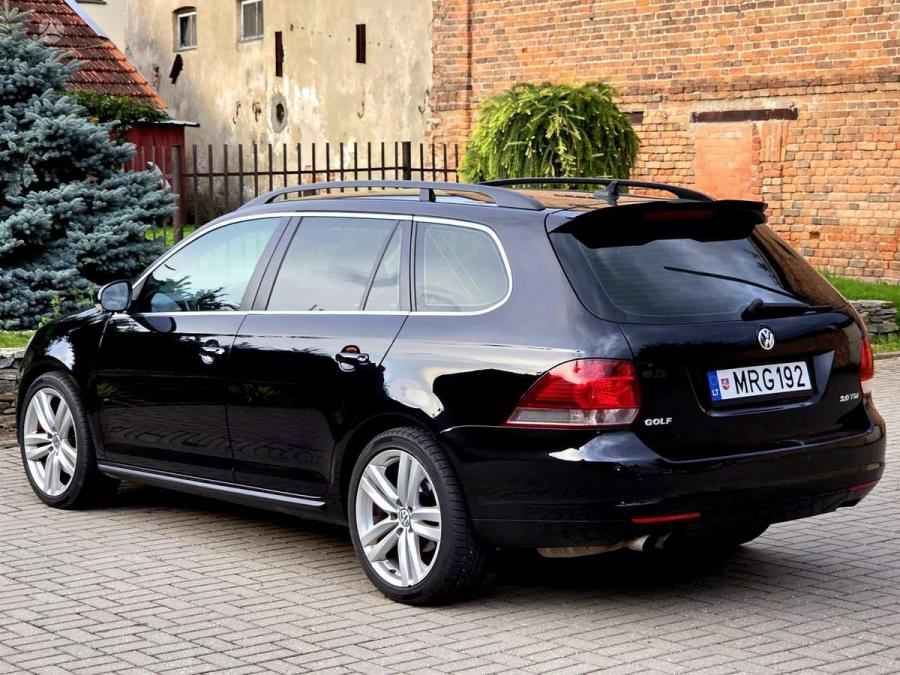 Black Volkswagen Golf 2011 in Kedainiai, with an engine capacity of 1.97 L and mileage of 347 thousand km for 4900 €, photo 8 on AUTOMOTO.COM.LV