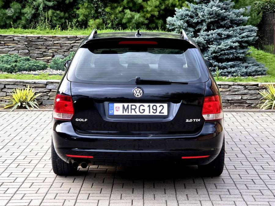 Black Volkswagen Golf 2011 in Kedainiai, with an engine capacity of 1.97 L and mileage of 347 thousand km for 4900 €, photo 9 on AUTOMOTO.COM.LV