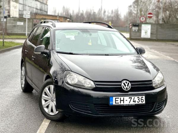 Black Volkswagen Golf 2012 in Jelgava, with an engine capacity of 1.60 L and mileage of 285 thousand km for 3350 €, photo 1 on AUTOMOTO.COM.LV