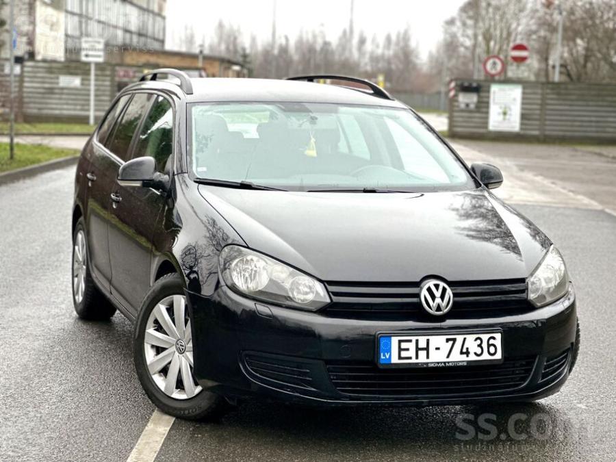 Black Volkswagen Golf 2012 in Jelgava, with an engine capacity of 1.60 L and mileage of 285 thousand km for 3350 €, photo 1 on AUTOMOTO.COM.LV