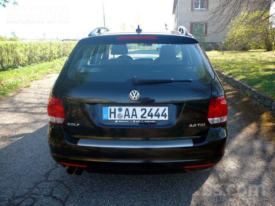 Black Volkswagen Golf 2012 in Cesis, with an engine capacity of 2.00 L and mileage of 0 thousand km for 4790 €, photo 7 on AUTOMOTO.COM.LV