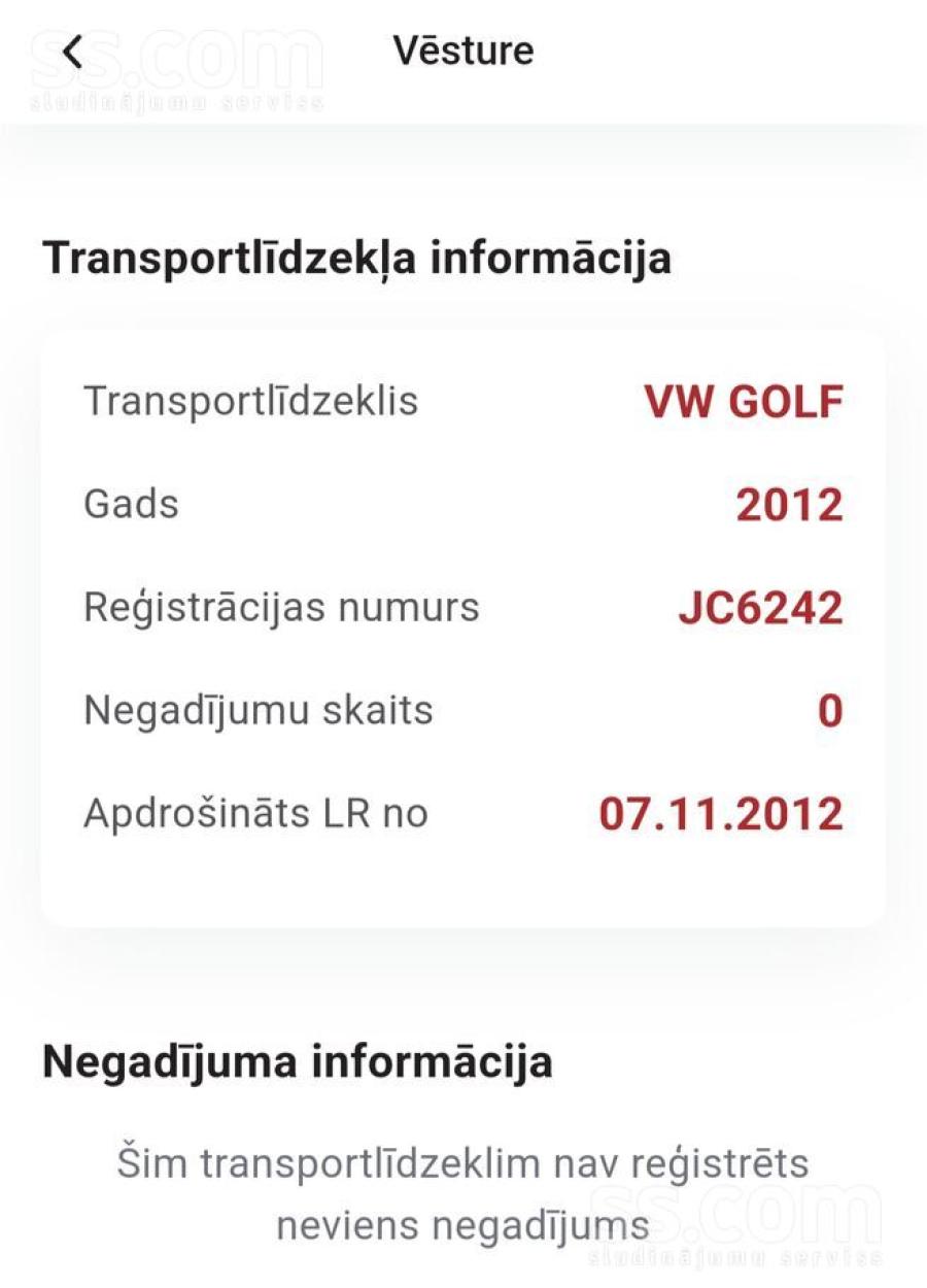 Melns Volkswagen Golf 2012 Rīga, ar dzinēja tilpumu 1.60 L un nobraukumu 202 tūkst. km par 3750 €, foto 8 vietnē AUTOMOTO.COM.LV