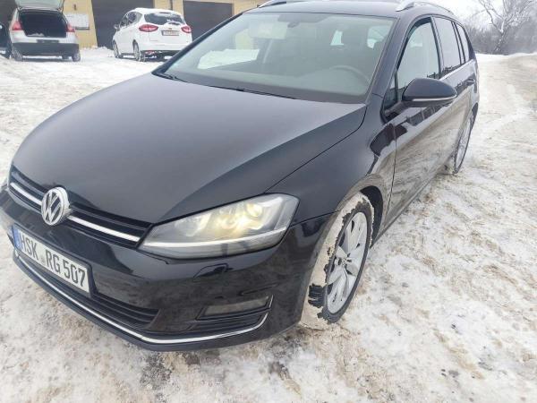 Black Volkswagen Golf 2013 in Utena, with an engine capacity of 1.97 L and mileage of 325 thousand km for 6500 €, photo 1 on AUTOMOTO.COM.LV
