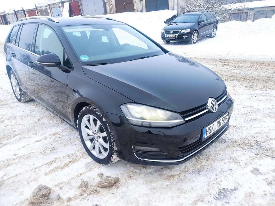 Black Volkswagen Golf 2013 in Utena, with an engine capacity of 1.97 L and mileage of 325 thousand km for 6500 €, photo 15 on AUTOMOTO.COM.LV