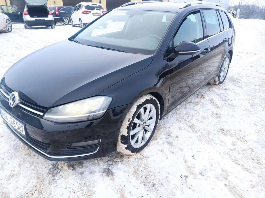 Black Volkswagen Golf 2013 in Utena, with an engine capacity of 1.97 L and mileage of 325 thousand km for 6500 €, photo 18 on AUTOMOTO.COM.LV