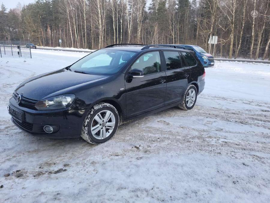Black Volkswagen Golf 2013 in Radviliskis, with an engine capacity of 1.99 L and mileage of 241 thousand km for 4400 €, photo 2 on AUTOMOTO.COM.LV