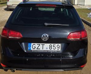 Black Volkswagen Golf 2013 in Utena, with an engine capacity of 1.60 L and mileage of 197 thousand km for 5900 €, photo 6 on AUTOMOTO.COM.LV
