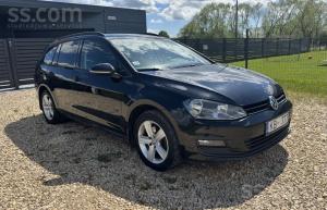 Black Volkswagen Golf 2014 in Riga, with an engine capacity of 1.60 L and mileage of 337 thousand km for 4470 €, photo 1 on AUTOMOTO.COM.LV