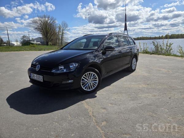 Black Volkswagen Golf 2014 in Riga, with an engine capacity of 1.20 L and mileage of 172 thousand km for 7299 €, photo 1 on AUTOMOTO.COM.LV