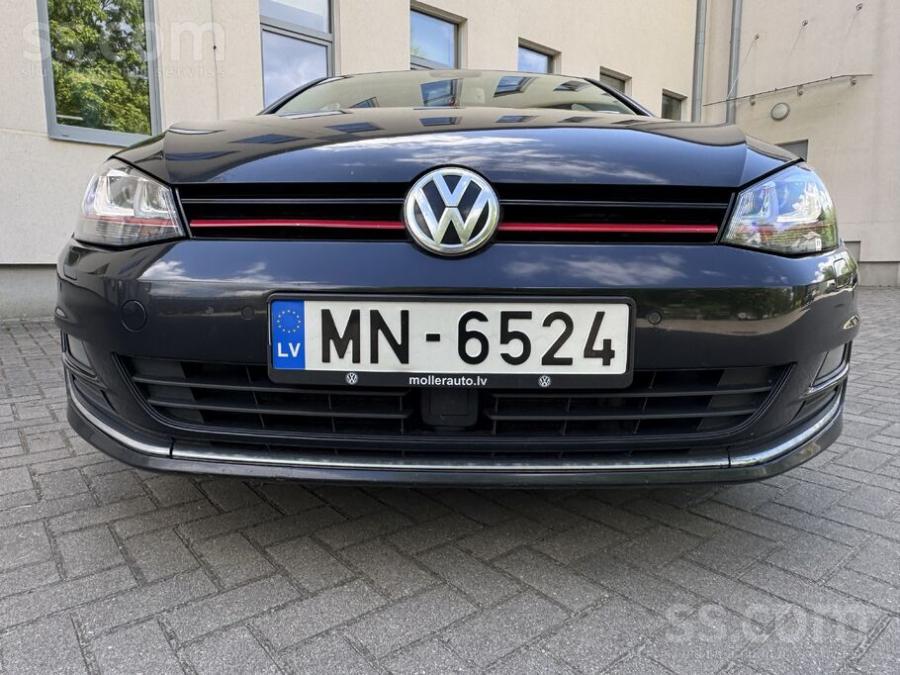 Black Volkswagen Golf 2014 in Jelgava, with an engine capacity of 2.00 L and mileage of 400 thousand km for 3950 €, photo 10 on AUTOMOTO.COM.LV