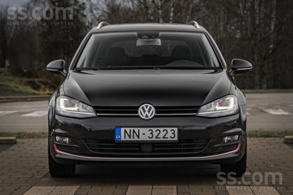Black Volkswagen Golf 2014 in Riga, with an engine capacity of 2.00 L and mileage of 236 thousand km for 8900 €, photo 2 on AUTOMOTO.COM.LV