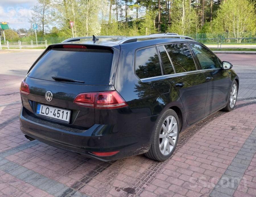 Melns Volkswagen Golf 2014 Ventspils, ar dzinēja tilpumu 2.00 L un nobraukumu 327 tūkst. km par 4400 €, foto 3 vietnē AUTOMOTO.COM.LV
