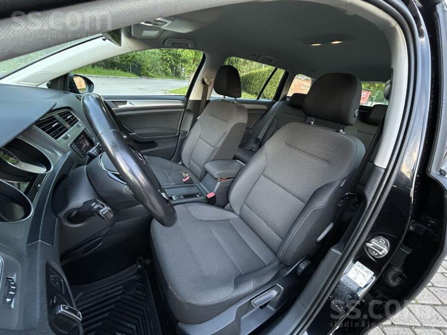 Black Volkswagen Golf 2014 in Ogre, with an engine capacity of 2.00 L and mileage of 285 thousand km for 5200 €, photo 12 on AUTOMOTO.COM.LV