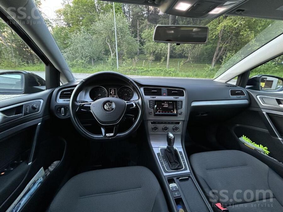 Black Volkswagen Golf 2014 in Ogre, with an engine capacity of 2.00 L and mileage of 285 thousand km for 5200 €, photo 15 on AUTOMOTO.COM.LV