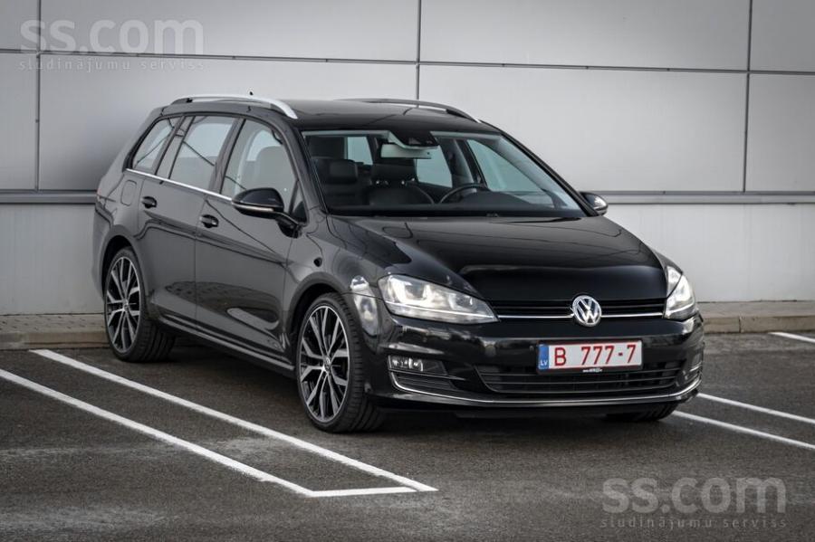 Black Volkswagen Golf 2014 in Riga, with an engine capacity of 2.00 L and mileage of 298 thousand km for 8850 €, photo 4 on AUTOMOTO.COM.LV