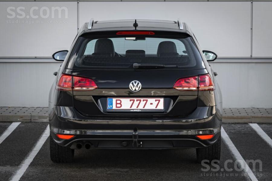 Black Volkswagen Golf 2014 in Riga, with an engine capacity of 2.00 L and mileage of 298 thousand km for 8850 €, photo 6 on AUTOMOTO.COM.LV
