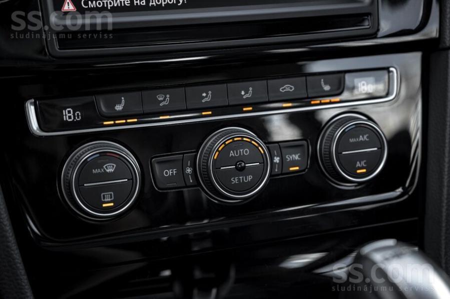 Black Volkswagen Golf 2014 in Riga, with an engine capacity of 2.00 L and mileage of 298 thousand km for 8850 €, photo 27 on AUTOMOTO.COM.LV