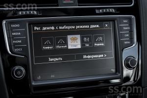 Black Volkswagen Golf 2014 in Riga, with an engine capacity of 2.00 L and mileage of 298 thousand km for 8850 €, photo 28 on AUTOMOTO.COM.LV