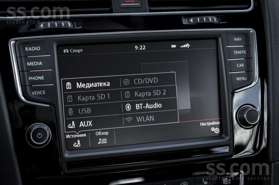 Black Volkswagen Golf 2014 in Riga, with an engine capacity of 2.00 L and mileage of 298 thousand km for 8850 €, photo 30 on AUTOMOTO.COM.LV