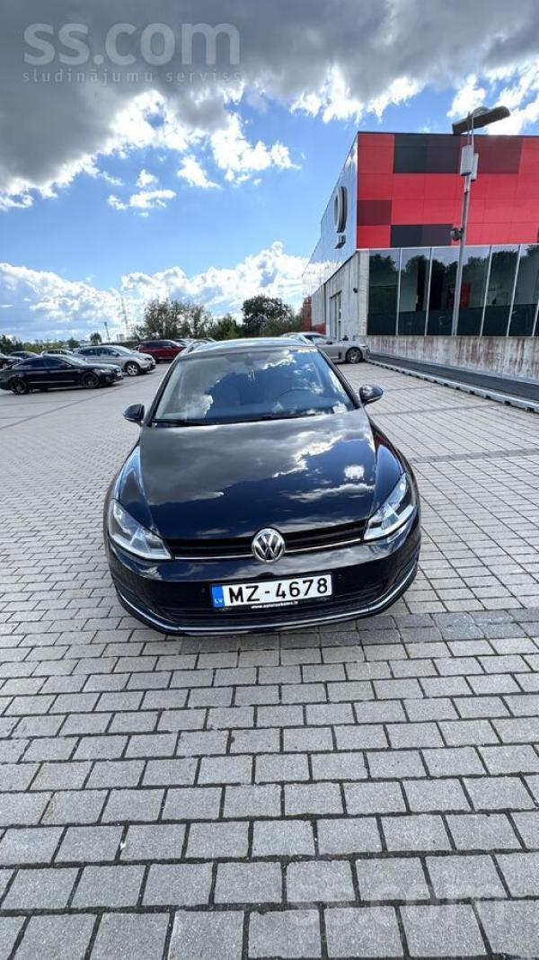 Black Volkswagen Golf 2014 in Riga, with an engine capacity of 2.00 L and mileage of 193 thousand km for 7200 €, photo 1 on AUTOMOTO.COM.LV
