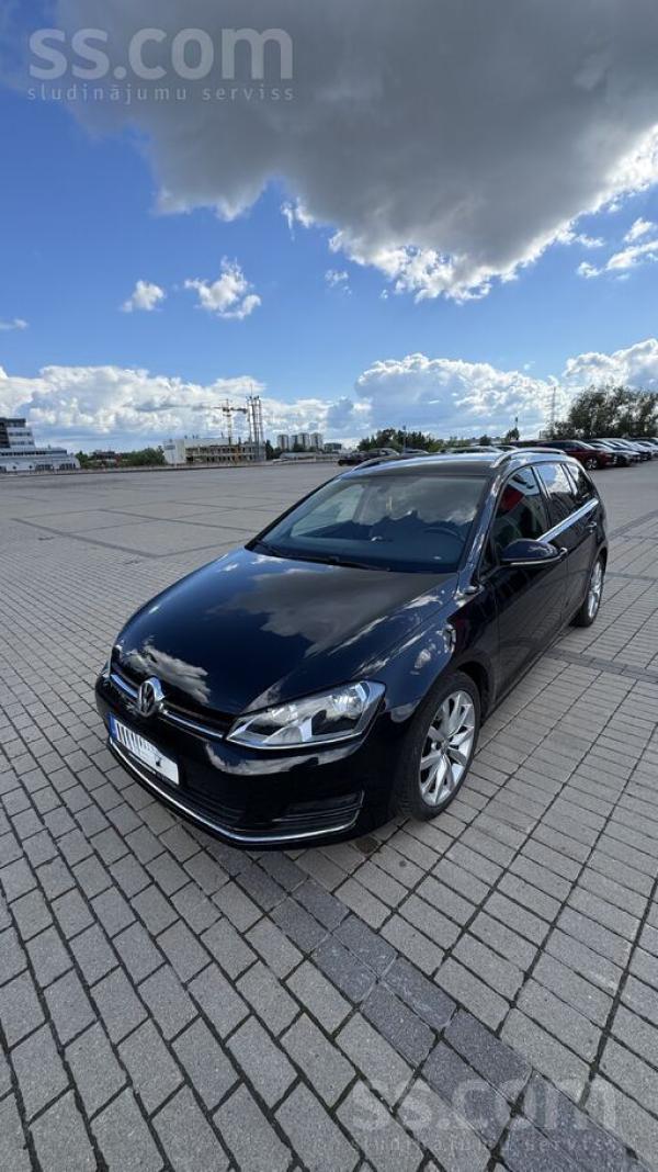 Black Volkswagen Golf 2014 in Riga, with an engine capacity of 2.00 L and mileage of 193 thousand km for 7200 €, photo 2 on AUTOMOTO.COM.LV