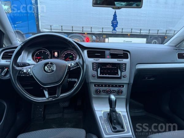 Black Volkswagen Golf 2014 in Riga, with an engine capacity of 1.60 L and mileage of 270 thousand km for 7500 €, photo 9 on AUTOMOTO.COM.LV