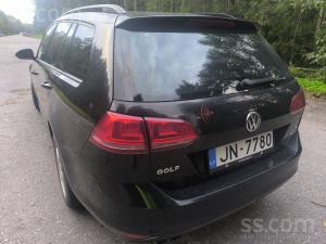 Black Volkswagen Golf 2014 in Riga, with an engine capacity of 1.40 L and mileage of 268 thousand km for 3400 €, photo 5 on AUTOMOTO.COM.LV