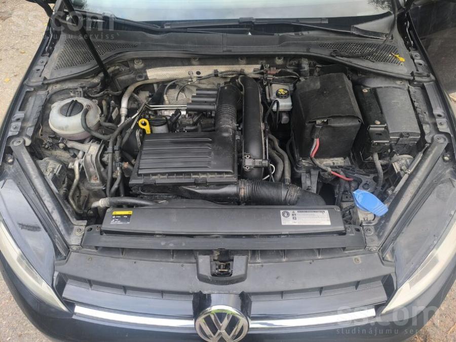 Black Volkswagen Golf 2014 in Riga, with an engine capacity of 1.40 L and mileage of 268 thousand km for 3400 €, photo 7 on AUTOMOTO.COM.LV