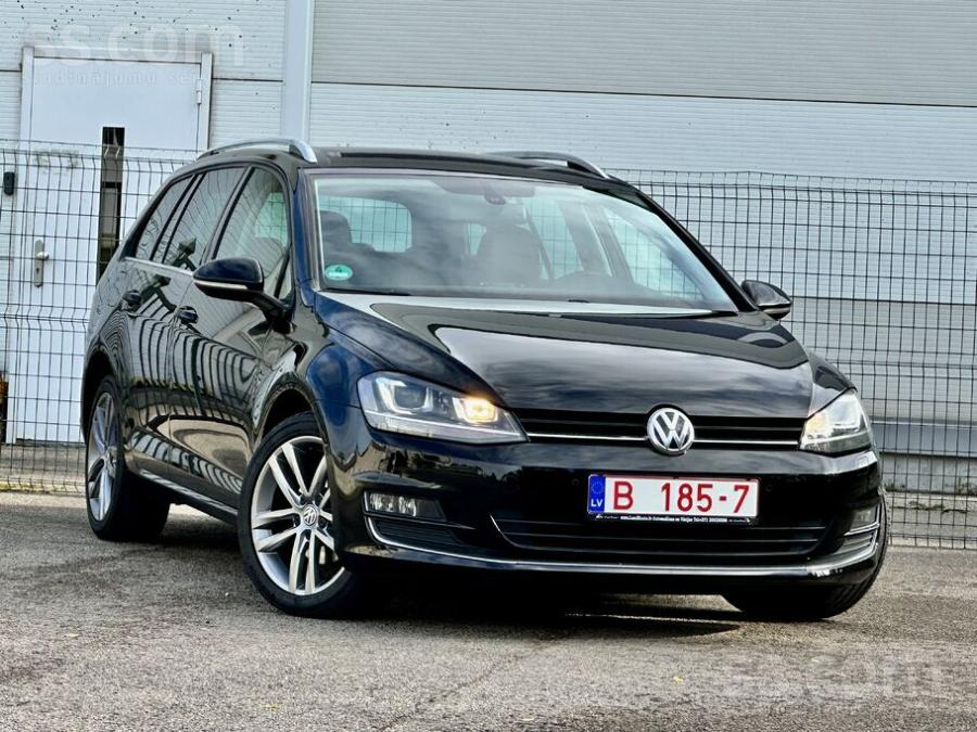 Black Volkswagen Golf 2014 in Tukums, with an engine capacity of 2.00 L and mileage of 287 thousand km for 7490 €, photo 1 on AUTOMOTO.COM.LV