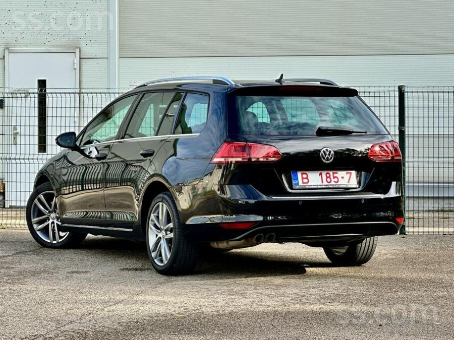 Black Volkswagen Golf 2014 in Tukums, with an engine capacity of 2.00 L and mileage of 287 thousand km for 7490 €, photo 6 on AUTOMOTO.COM.LV